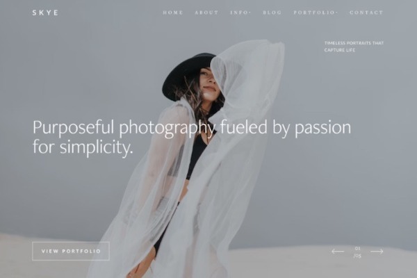 Pixieset - Photography Portfolio Website Templates & Examples
