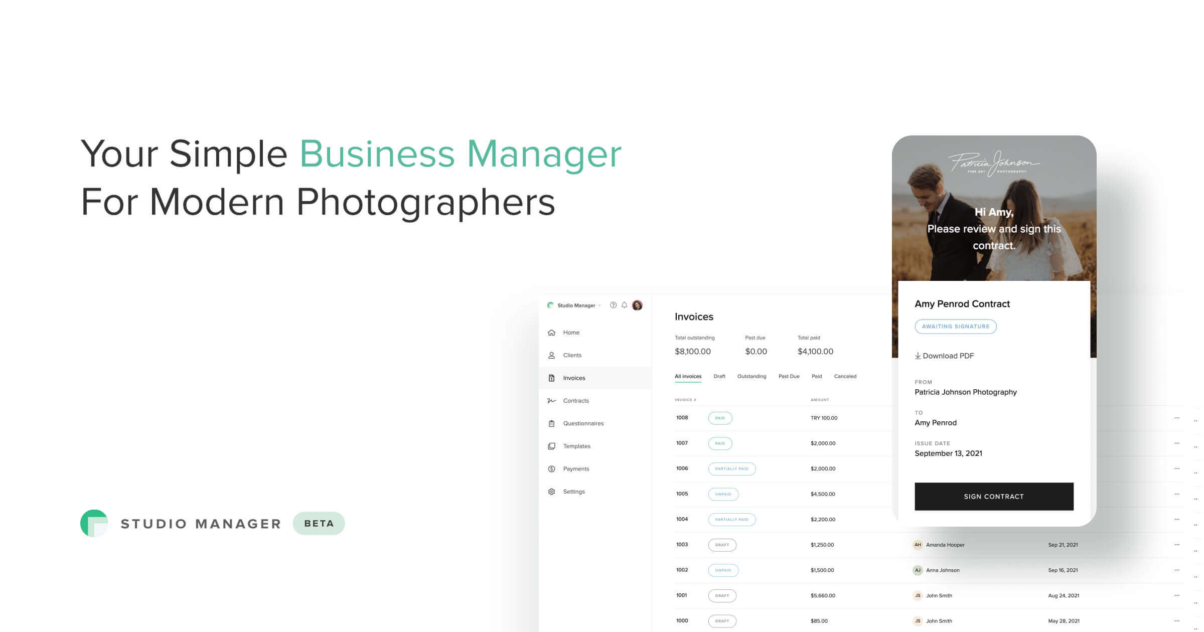 Pixieset - Studio Manager for Modern Photographers